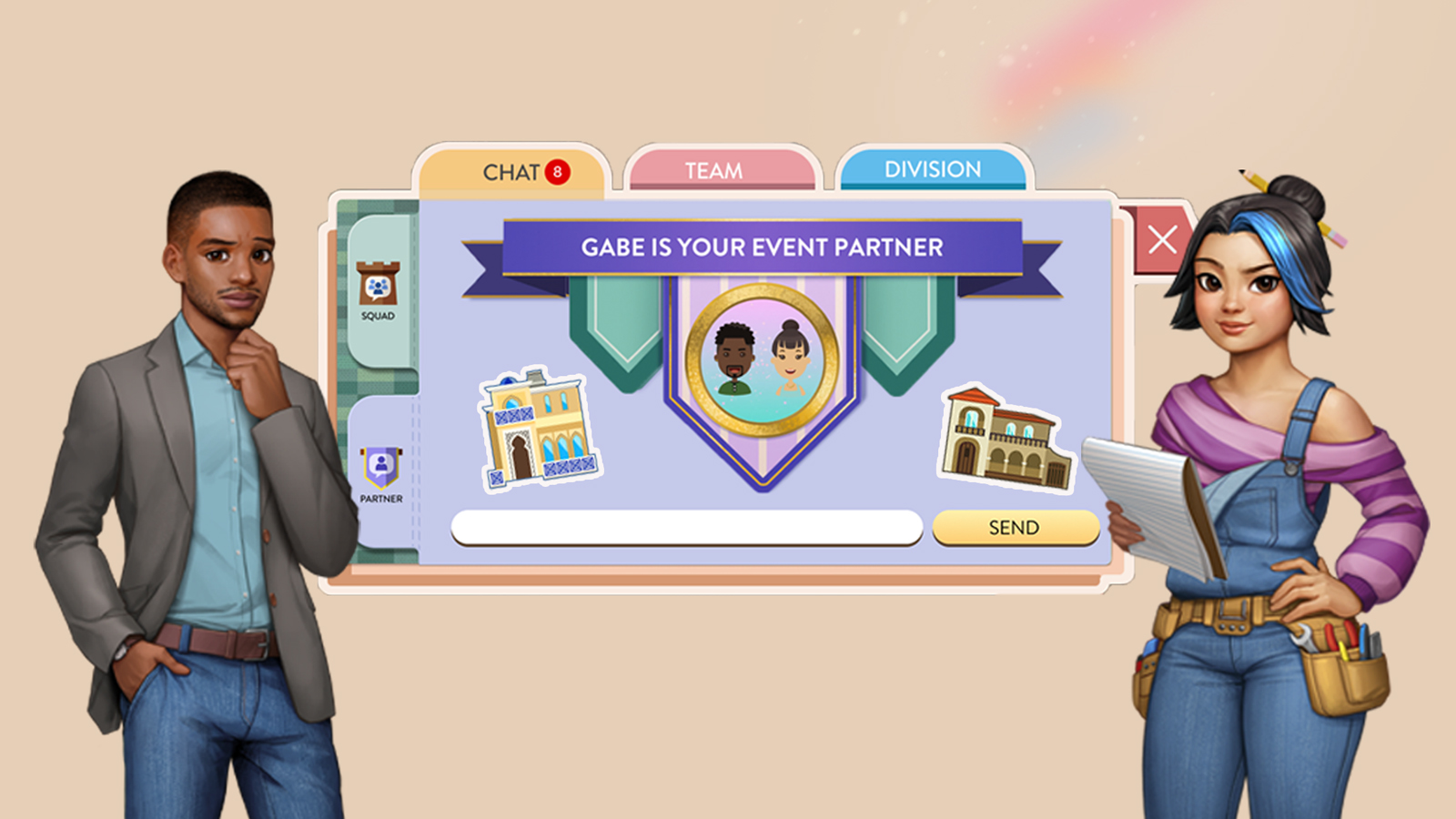 Success Through Guild Direct Chat — Squad Partner Chat